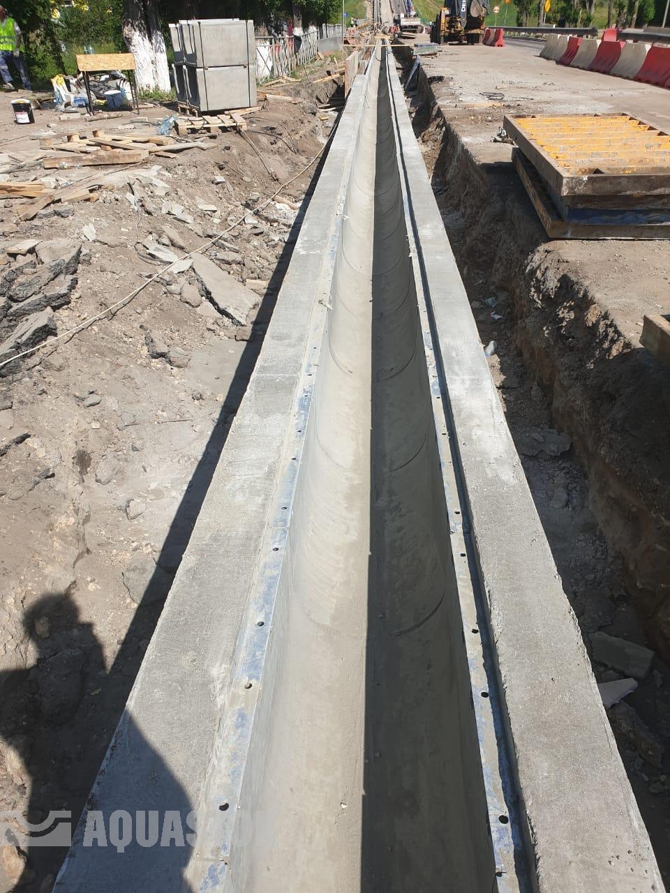 Лотки водоотводные бетонные OPTIMA DN200 | Aquastok